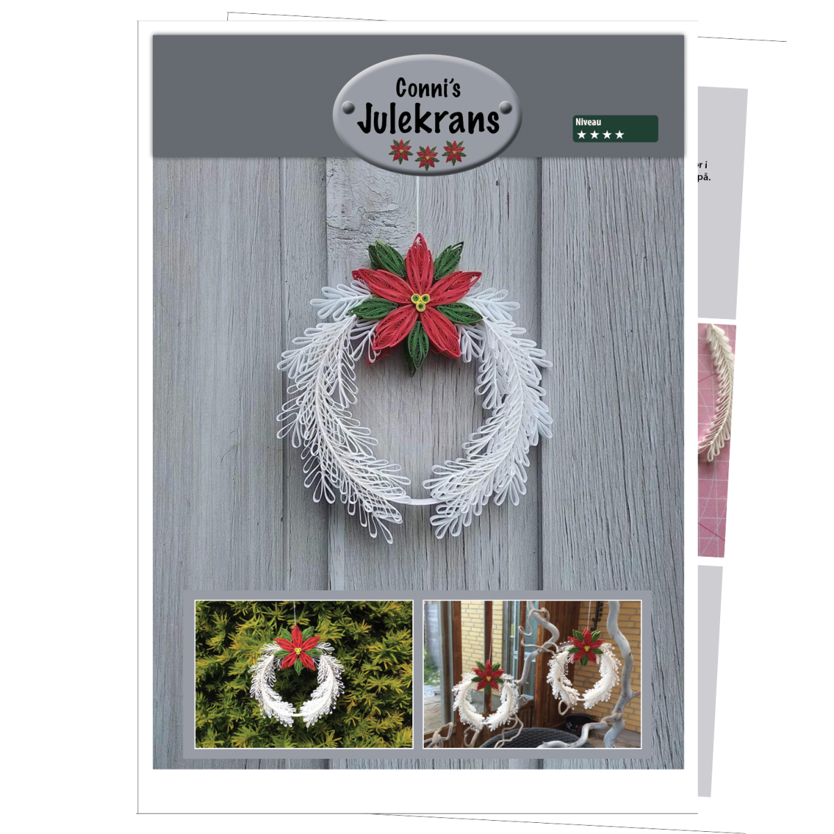 Conni's Julekrans - Opskrift - OPSKRIFTER - Dommerby Papir